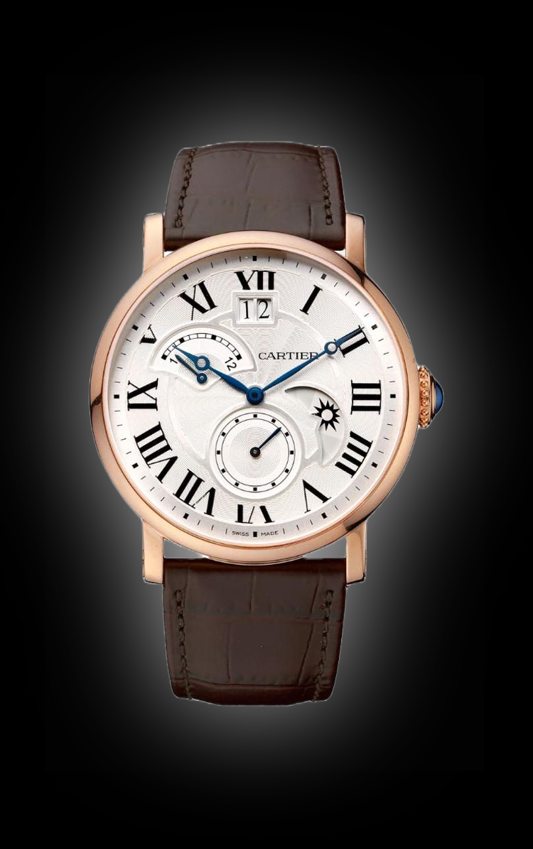Cartier Rotonde de Cartier W155 Silver Dial, Pink Gold, 42.0 mm, Second ...