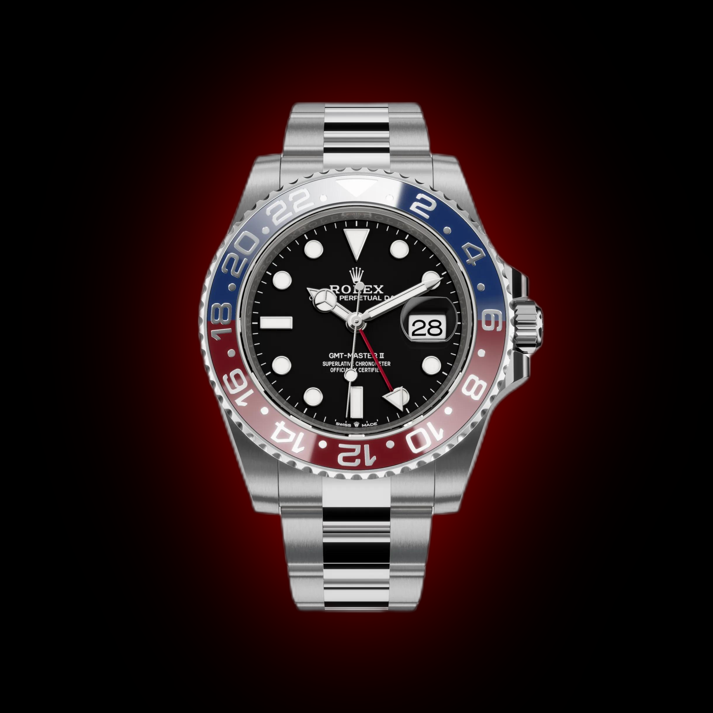 Rolex GMT-Master II 40 126710 Black Dial, Oystersteel, 40.0 mm, Automatic