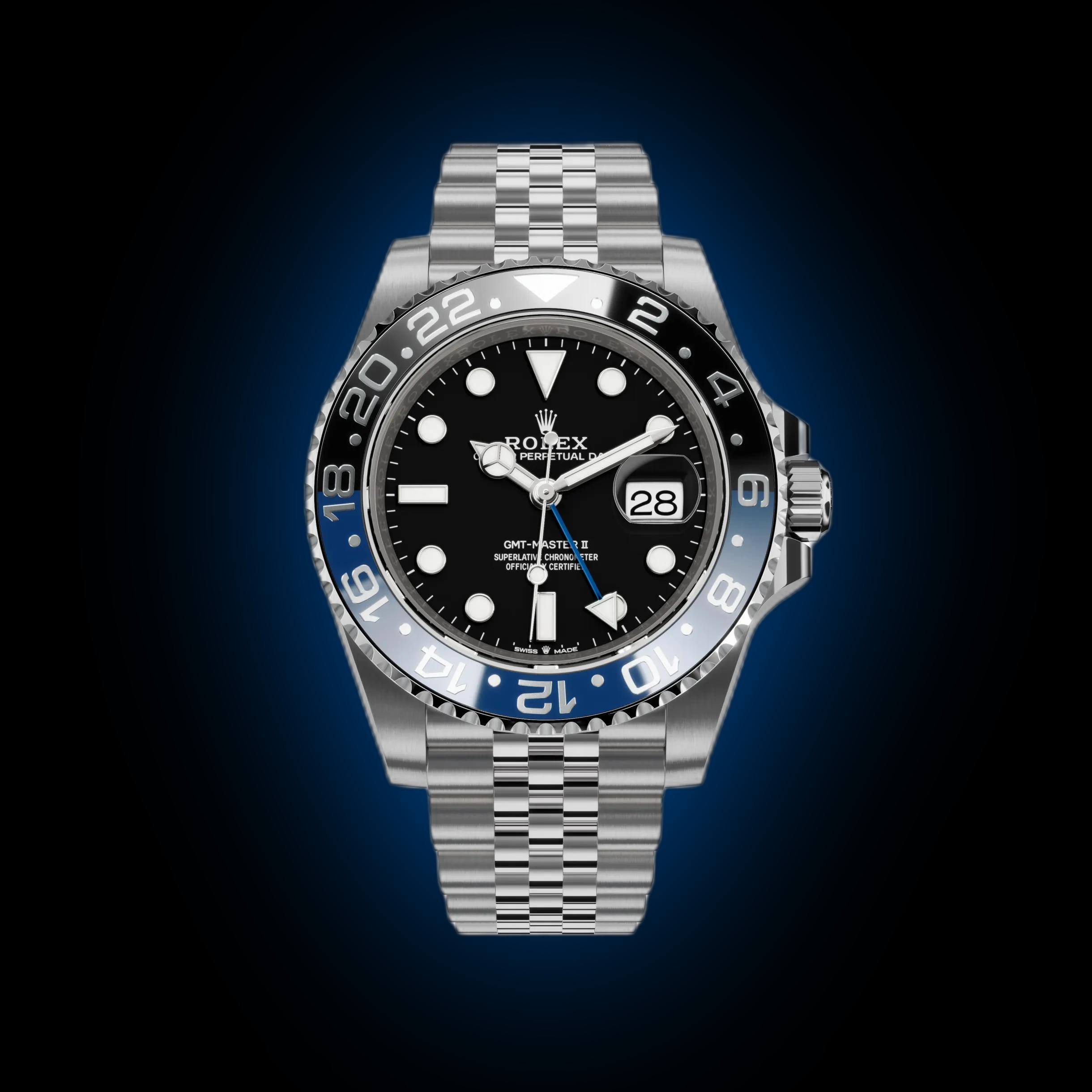 Rolex GMT-Master II Stainless Steel 126710blnr-0002