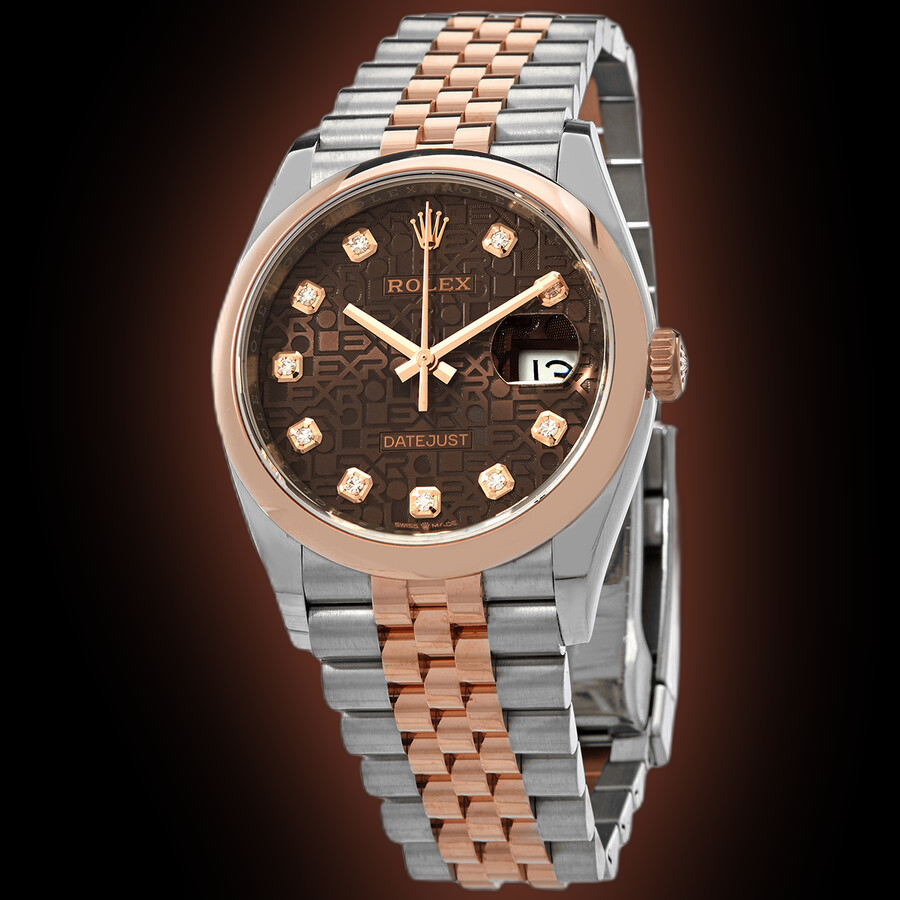 Rolex Datejust 36 126201 Chocolate Dial, Stainless Steel, Date, Men's Watch