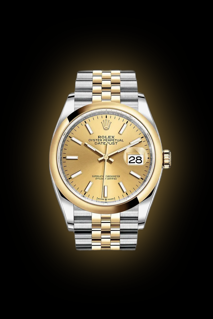 Rolex Datejust 36 126203 Champagne Dial, Stainless Steel, Date ...