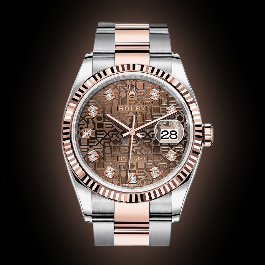 Rolex Datejust 36 126231 Chocolate Dial, 18kt Everose Gold, Oyster, Men ...