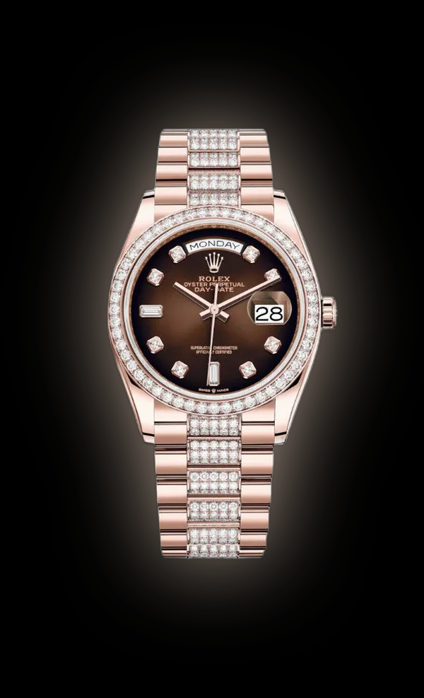 Rolex Day-Date 18kt Everose Gold 128345 | Coveted