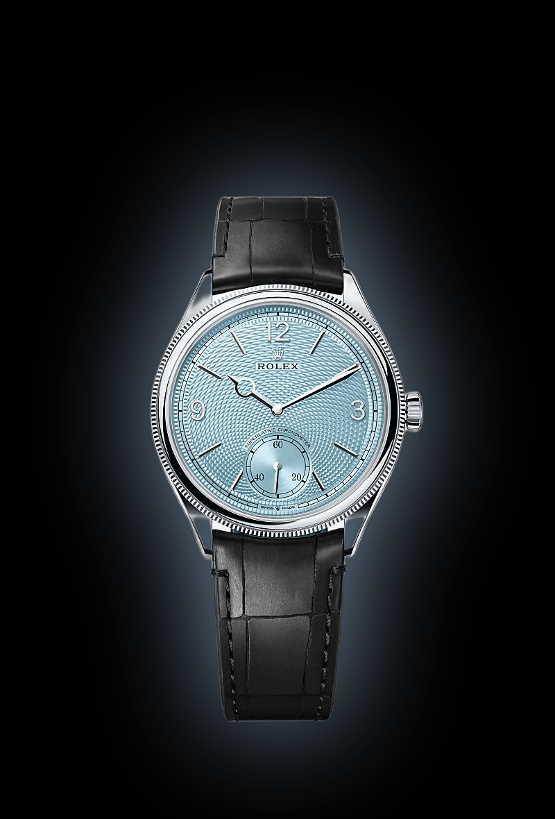 Rolex 1908 52506 Ice Blue Dial, Platinum, 39.0 mm, Manual Winding