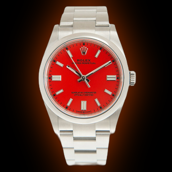 does rolex make a red dial