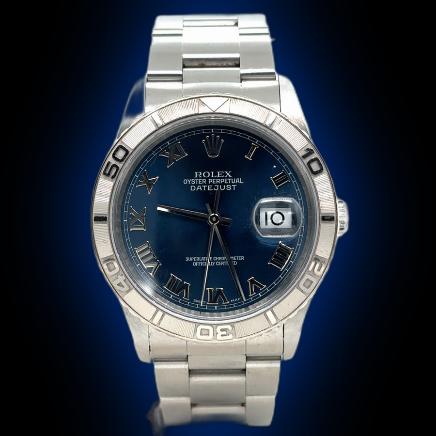 Rolex Datejust 16264 Blue Dial, Stainless Steel, 36.0 mm, Automatic Men ...