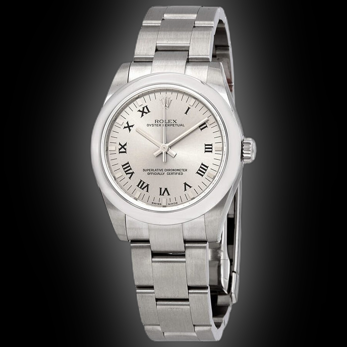 Rolex Oyster Perpetual 31 177200 Grey Dial, Stainless Steel, 31.0 mm ...