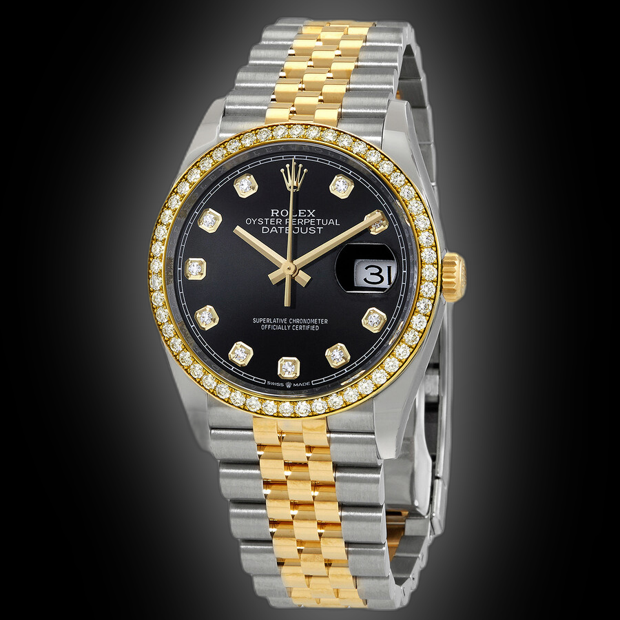 Rolex Datejust 36 126283 Black Dial, Stainless Steel, 36.0 mm ...