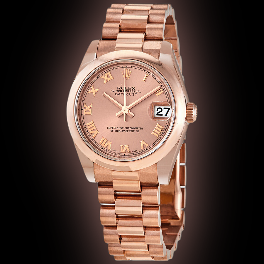 Rolex Datejust 178245 Pink Dial, 18 Carat Everose Gold, 31.0 mm ...
