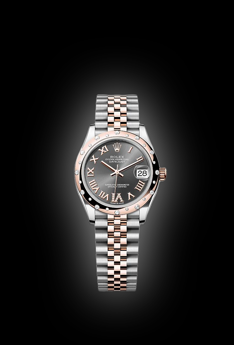 Rolex Datejust 31 278341 Slate Dial, Everose Rolesor, 31.0 mm, Self Winding