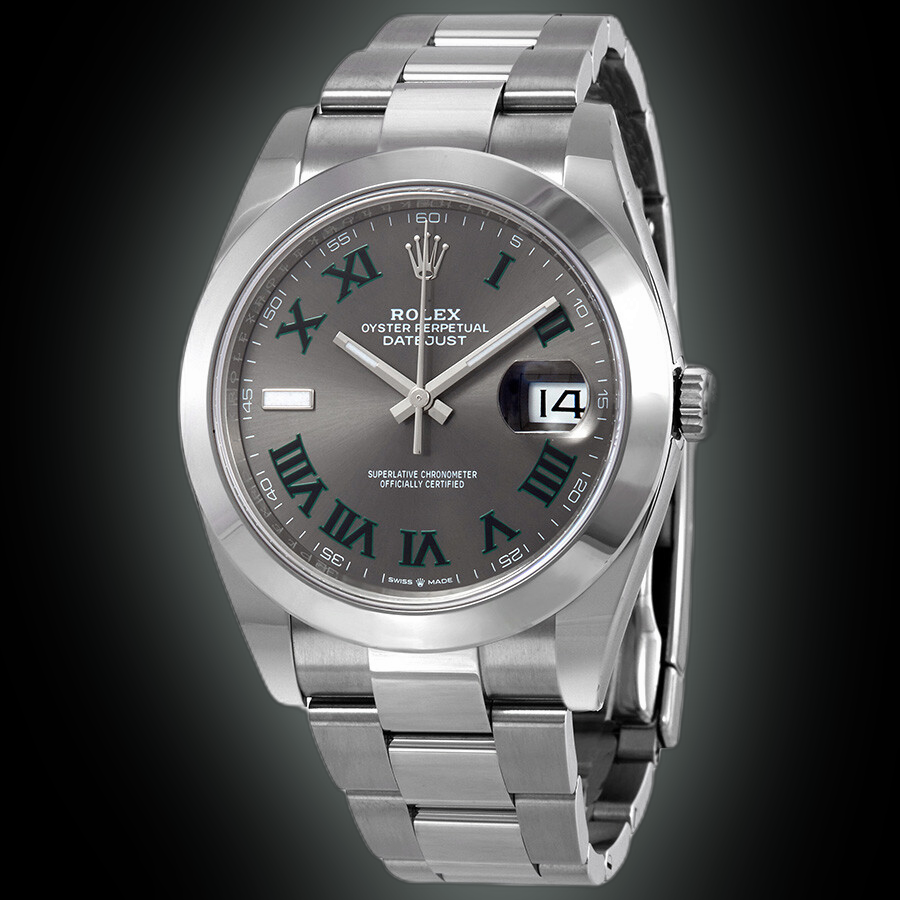 Rolex Datejust 41 126300 Slate Dial, Stainless Steel, Oyster, Automatic ...