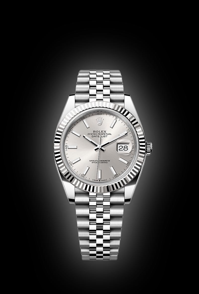 Rolex Datejust 41 126334 Silver Dial, Oystersteel and White Gold, 41.0 ...