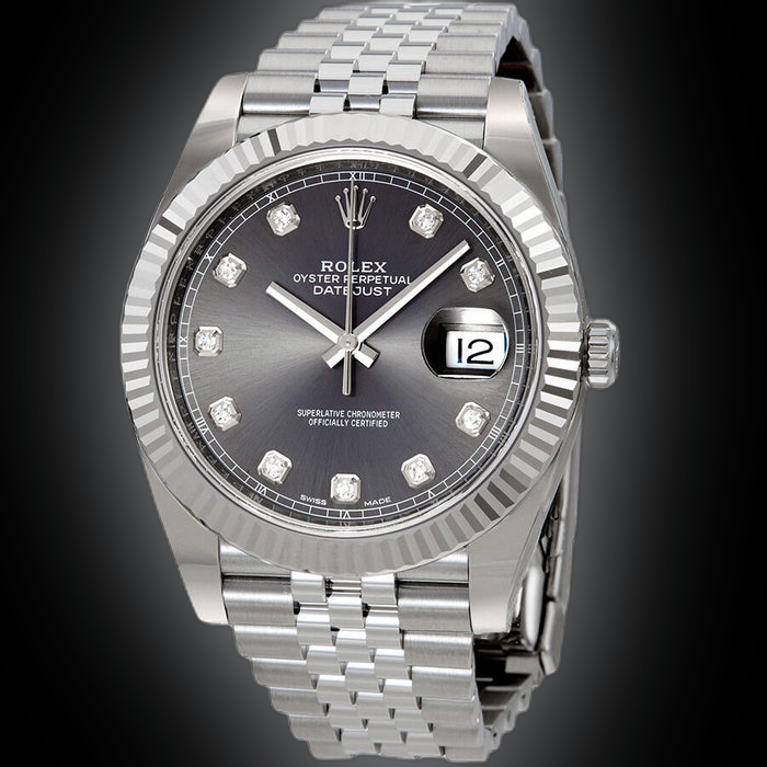 Rolex Datejust 126334 Rhodium Dial, Stainless Steel, 41.0 mm, Automatic ...