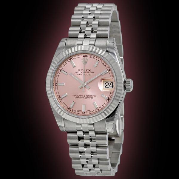 Rolex Lady-Datejust 31 178274 Pink Dial, Stainless Steel, 31.0 mm, 18kt ...