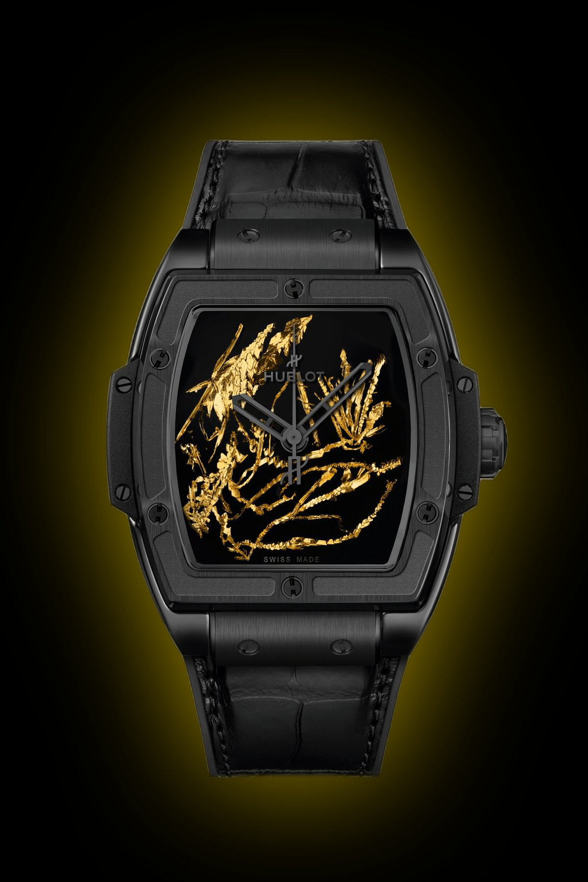 Hublot Spirit of Big Bang 39 665.CX Polished Black Dial, 39.0 mm, Gold ...
