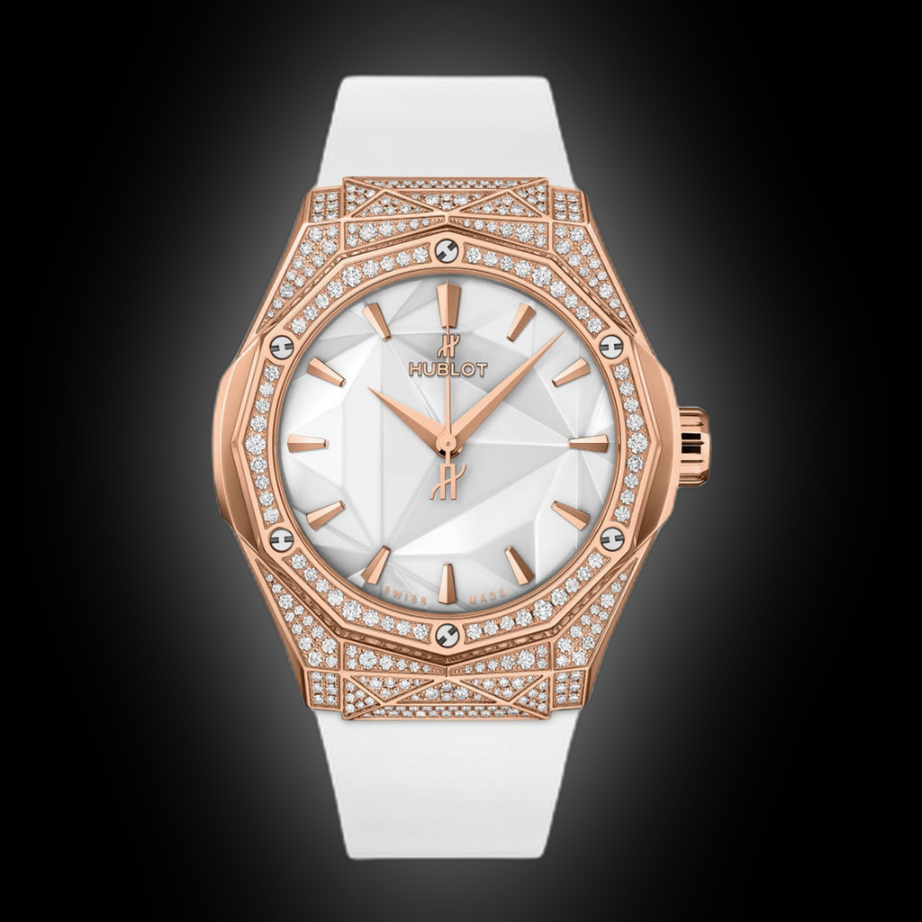 Hublot Classic Fusion Orlinski 550.OS White Dial, 18K King Gold, 40.0 ...