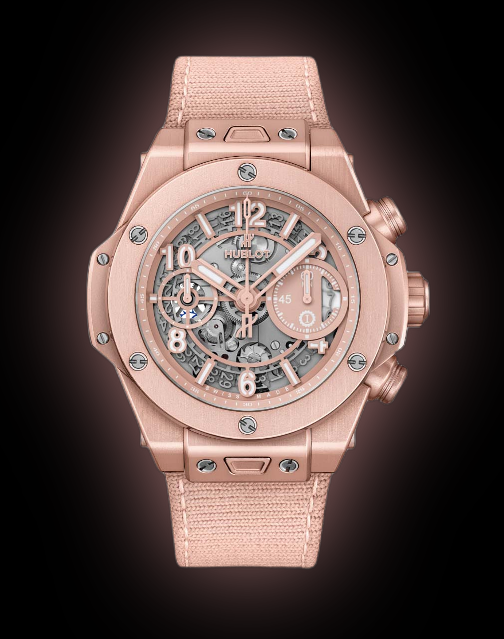 Hublot Big Bang 441.UP Transparent Dial, 18kt Rose Gold, 42.0 mm ...