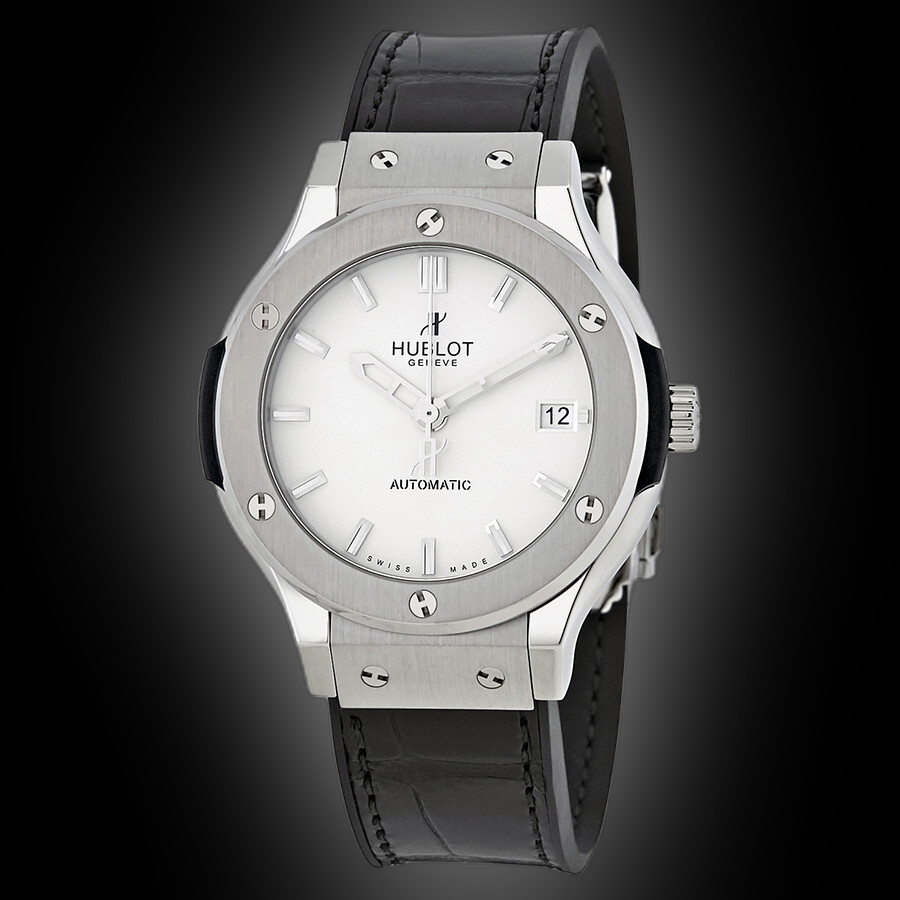 Hublot Classic Fusion 565.NX Silver Dial, Titanium, 38.0 mm, Self Winding