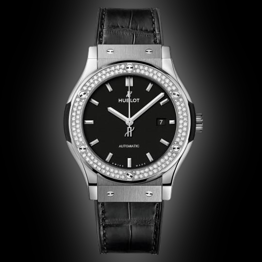 Hublot Classic Fusion 542.NX.1171.LR.1104 Black Dial, Titanium, 42.0 mm ...