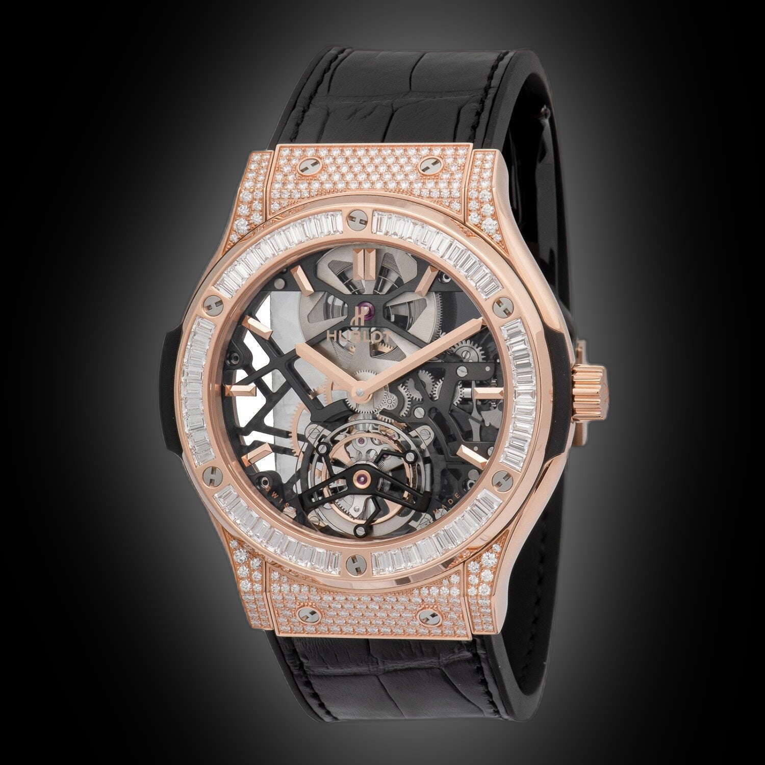 Hublot Classic Fusion 505.OX Skeleton Dial, 18k King Gold, 45.0 mm ...