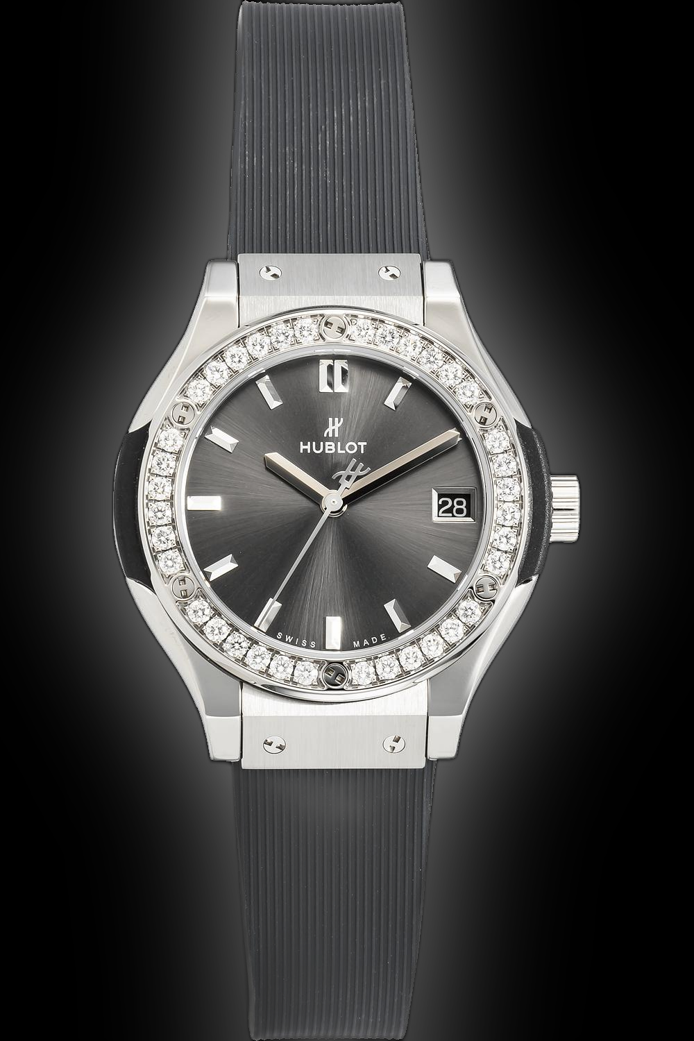 Hublot Classic Fusion 581.NX.7071.RX.1104 Grey Dial, Titanium, Quartz ...