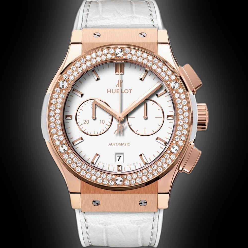 Hublot Classic Fusion 541.OE White Dial, 18kt Rose Gold, 42.0 mm ...