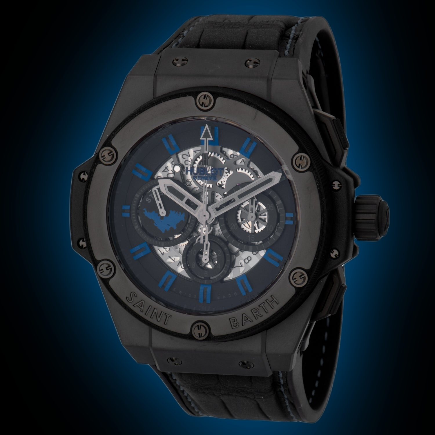 Hublot King Power 710.CI.1119.GR.STB11 Skeleton Dial, Ceramic, 48.0 mm, Chronograph