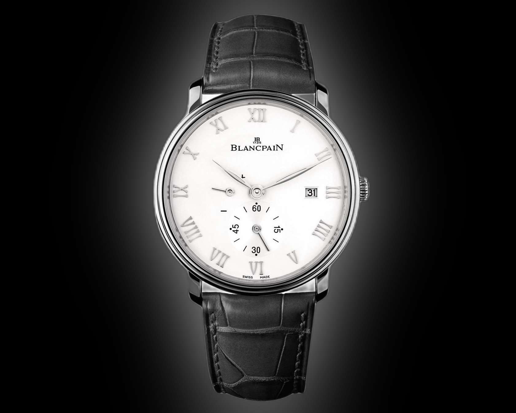 Blancpain Villeret Ultraplate 6606 White Dial, Steel, 40.0 mm, Manual ...