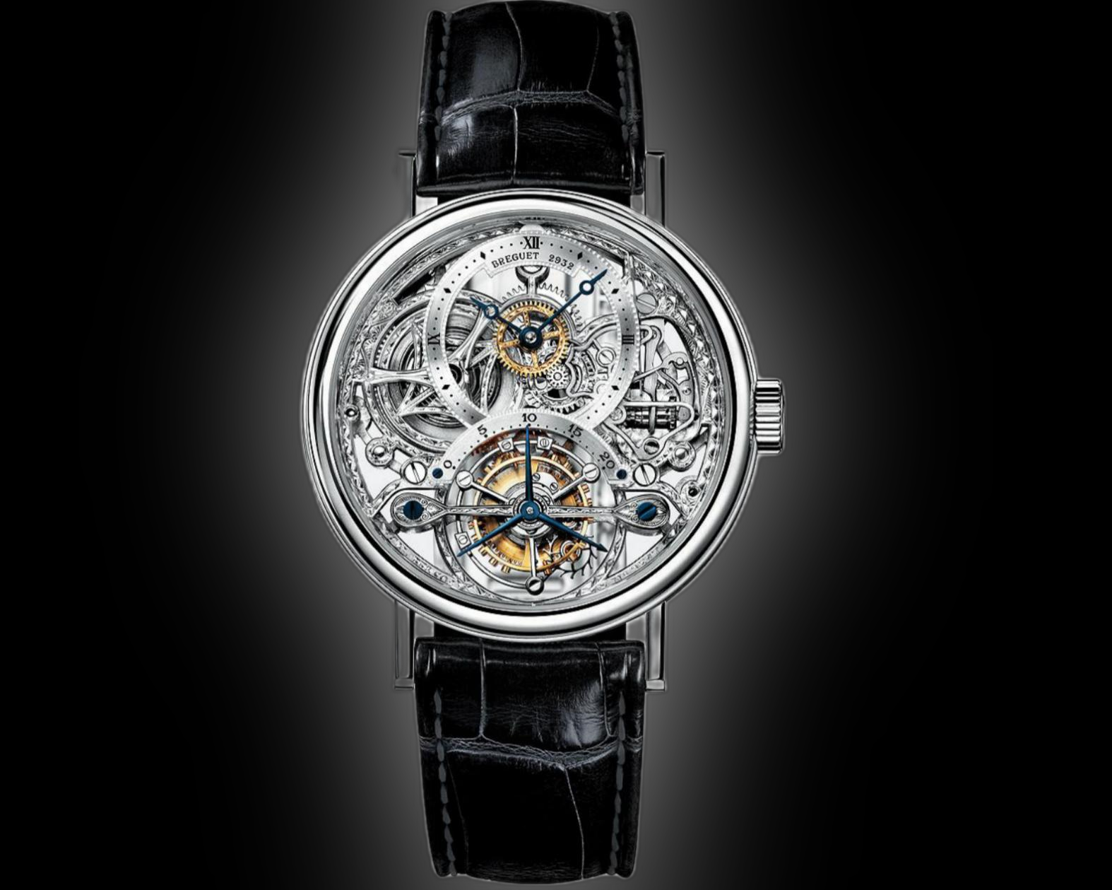 Breguet Classique 3355 Skeleton Dial, Platinum, Complications, Yellow Gold