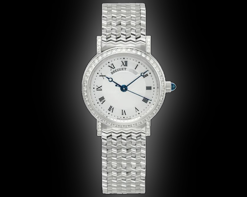 Breguet Classique 8068 White Dial, 30.0 mm, Self Winding, Gem-Set