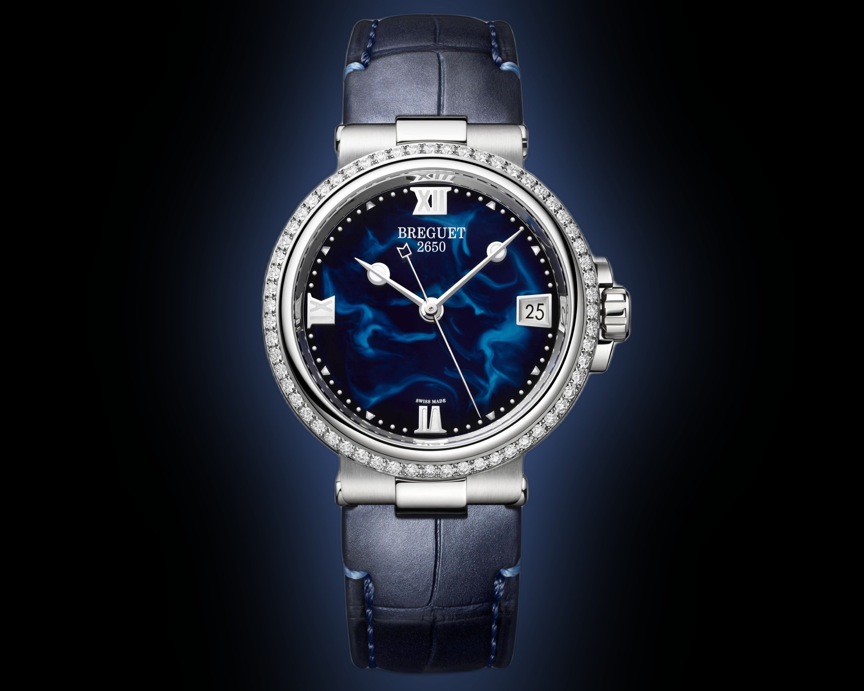 Breguet Marine 9518 Blue Dial, Steel, 33.8 mm, Self Winding