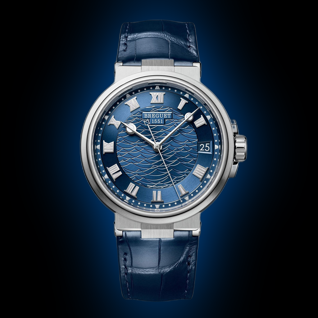 Breguet Marine 5517 Blue Dial, 18K White Gold, 40.0 mm, Automatic