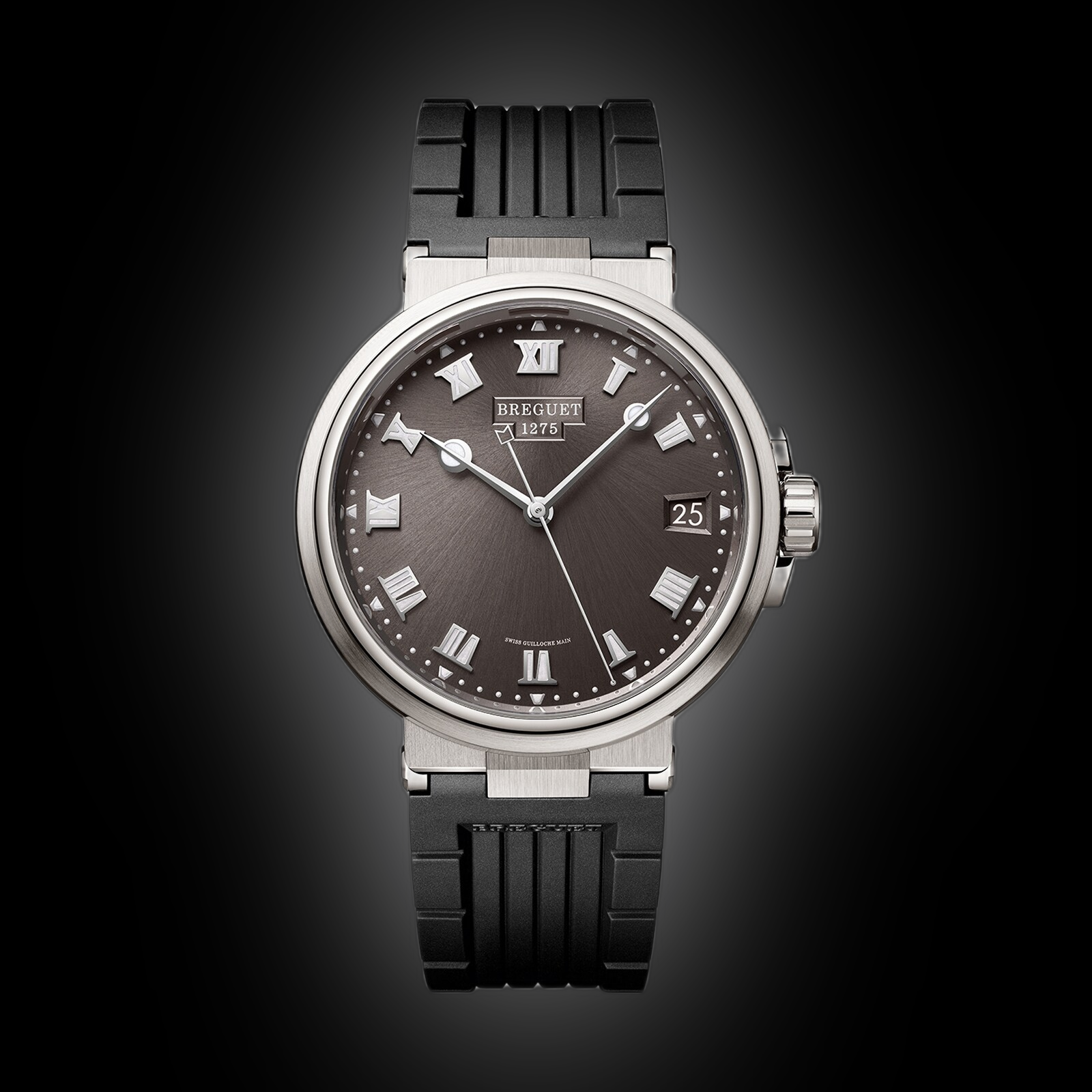 Breguet Marine 5517 Slate Dial, Titanium, 40.0 mm, Rubber