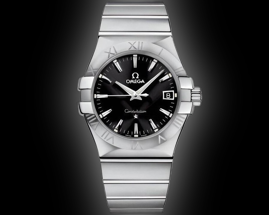 Omega Constellation 35 123.10 Black Dial, Stainless Steel, 35.0 mm, Quartz