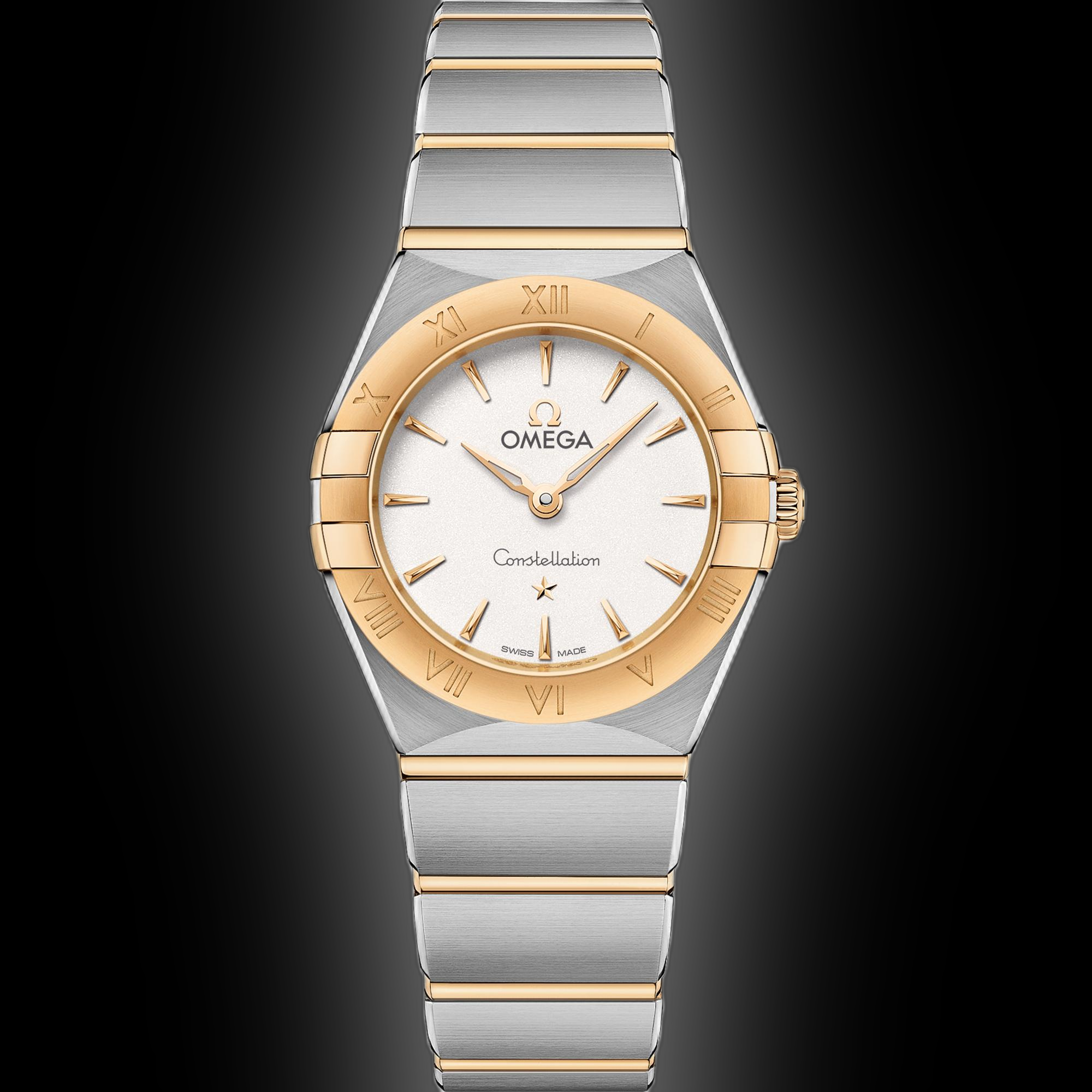 Omega Constellation 131.20 White Dial, 18K Yellow Gold, 25.0 mm