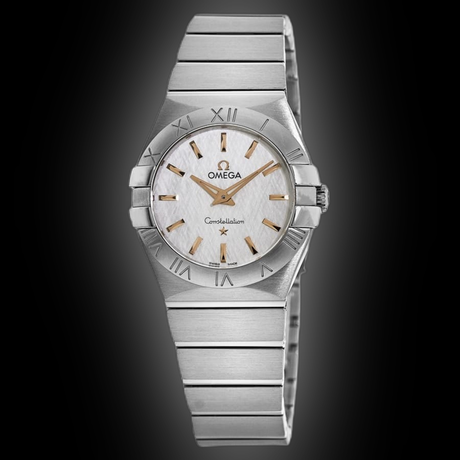 Omega Constellation 27 123.10 White Opaline Dial, Stainless Steel, 27.0 ...