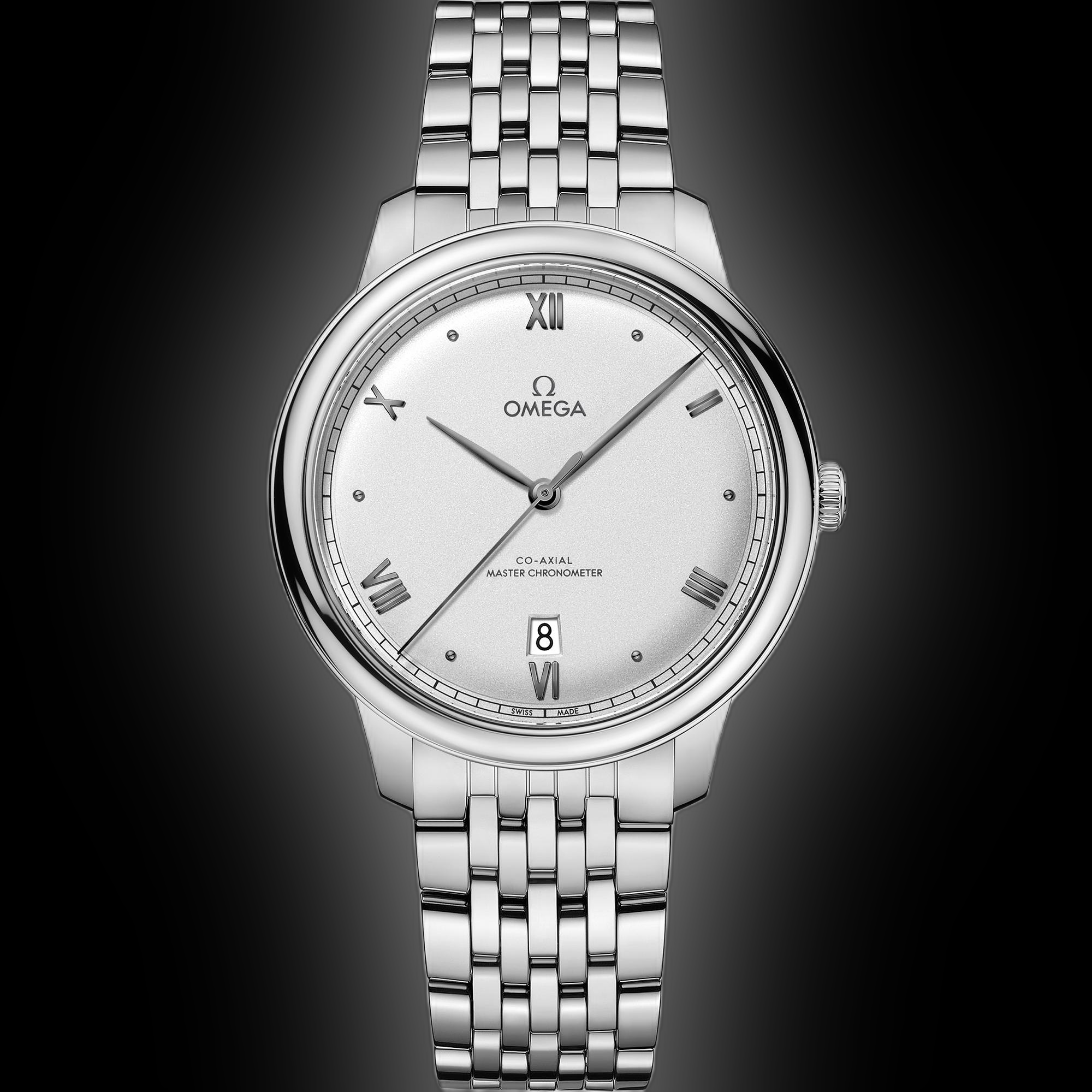 Omega De Ville Prestige 434.10 Silver Dial, Stainless Steel, 40.0 mm ...