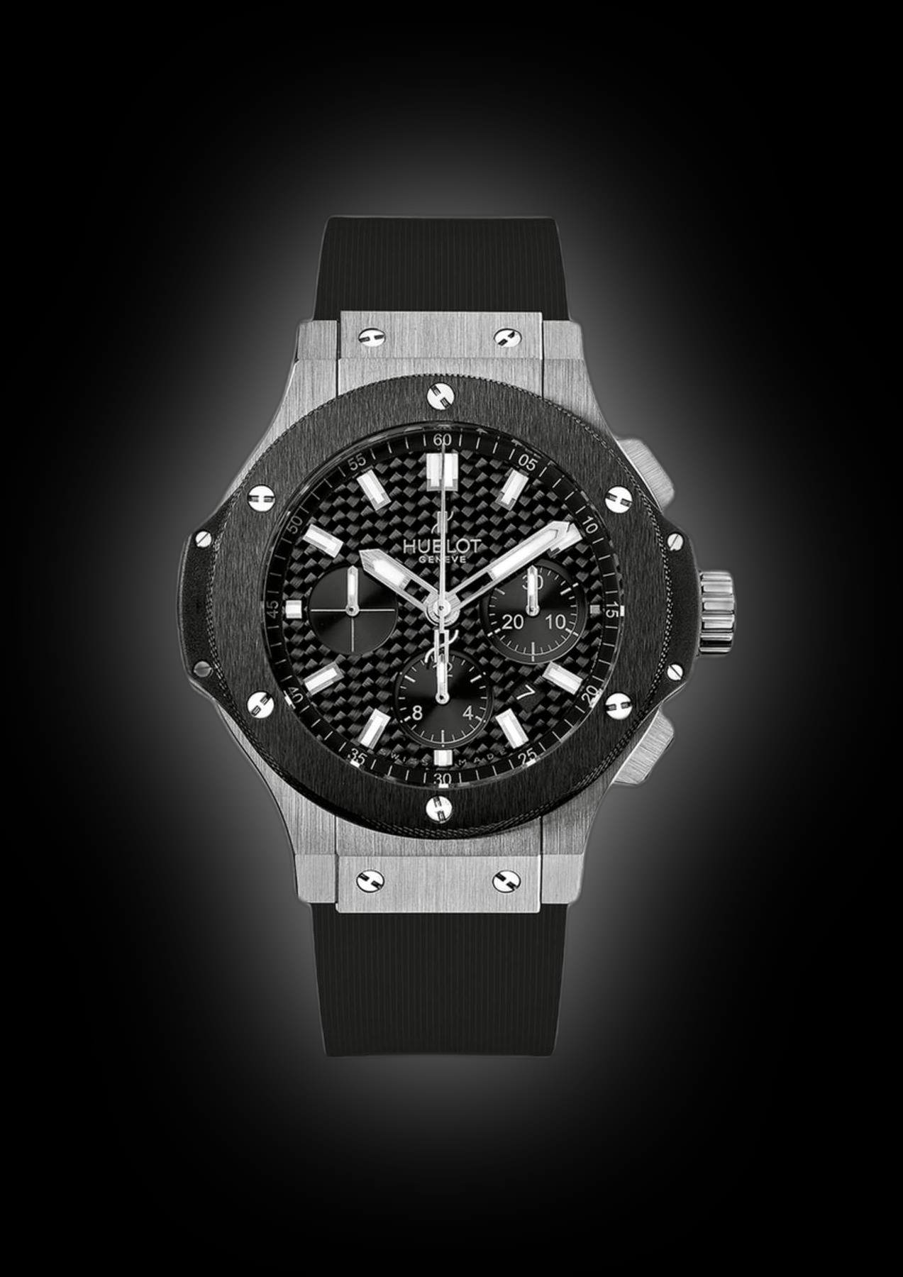 Hublot Big Bang Evolution 301.SM Black Dial, Stainless Steel, 44.0 mm ...