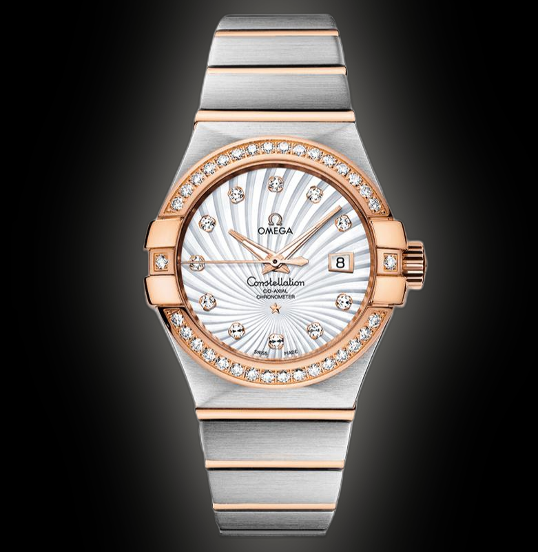 Omega Constellation 31 123.25 White Dial, Red Gold, 31.0 mm, Supernova