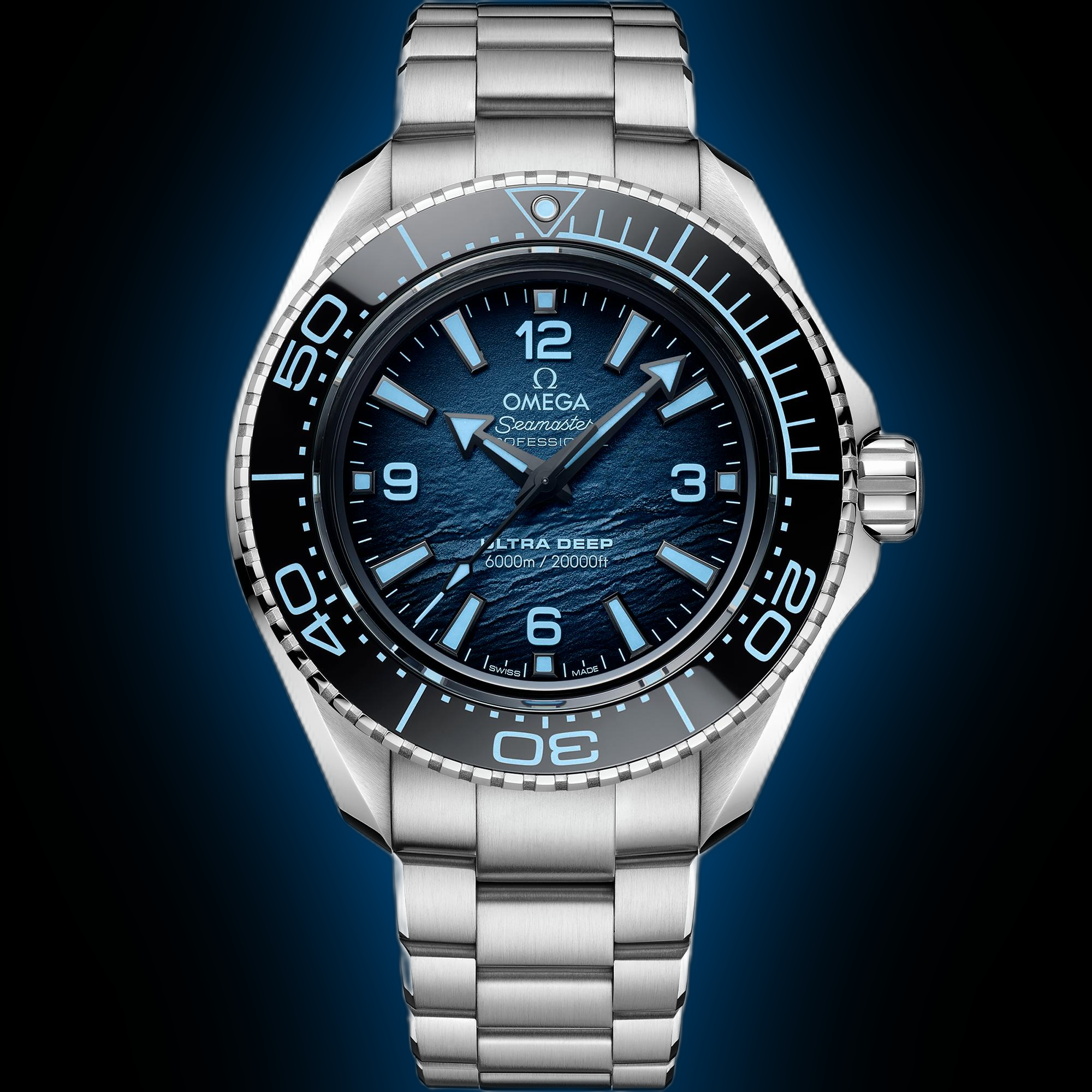 Omega Seamaster Planet Ocean 6000M 215.30 Blue Dial, O-Megasteel, 45.5 ...