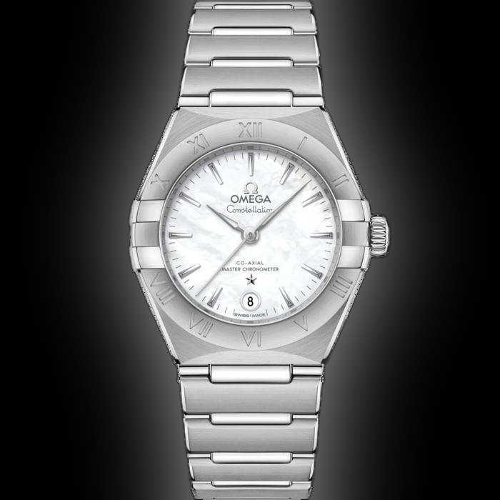 Omega Constellation Manhattan 29 131.10 Mother of Pearl Dial, Stainless ...