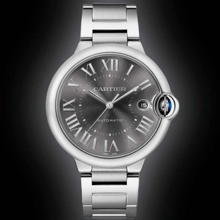 Cartier Ballon Bleu de Cartier WSBB Dark Gray Dial, Steel, 40.0 mm ...
