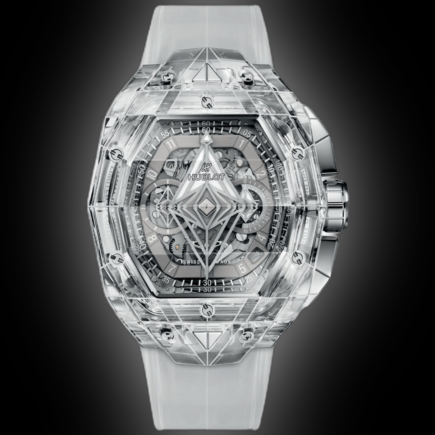 Hublot Spirit of Big Bang 42 648.JX Sapphire Crystal, 42.0 mm, Sang ...