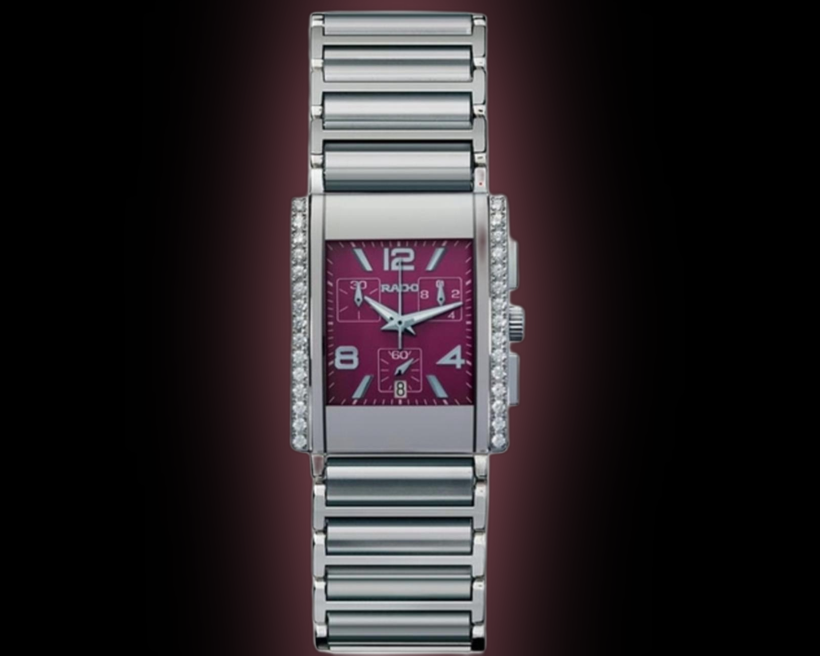 Rado Integral 2067 Red Mother of Pearl Dial, Stainless Steel, Jubile ...