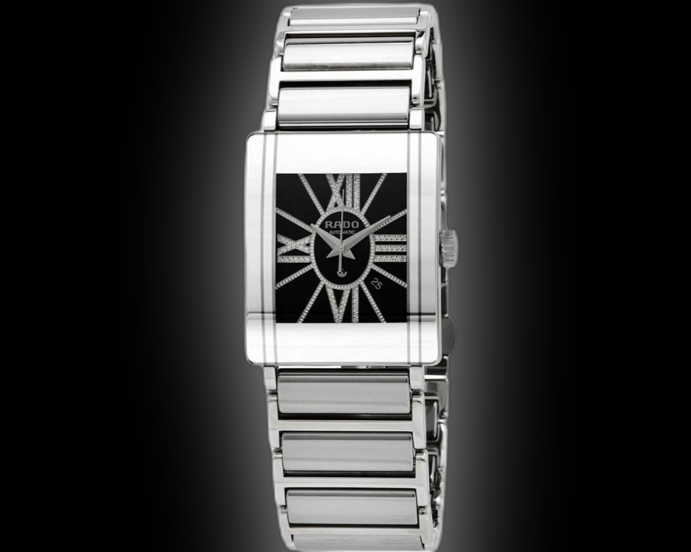 Rado Integral 2069 Black Dial, Stainless Steel, Jubile, Automatic Men's ...