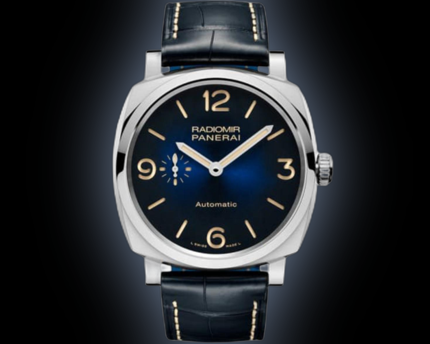 Panerai Radiomir 1940 00933 Blue Dial, Stainless Steel, 42.0 mm ...