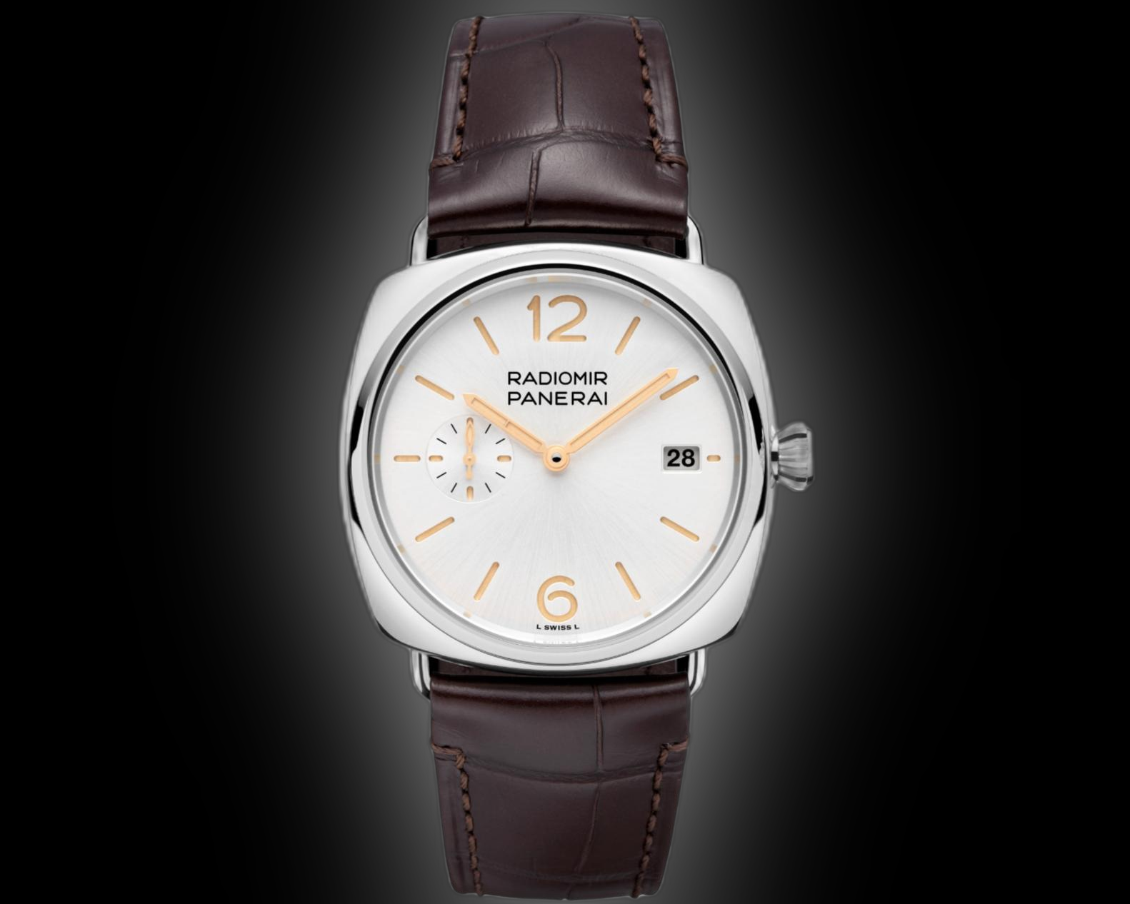Panerai Radiomir Quaranta 01292 White Dial, Stainless Steel, 40.0 mm ...
