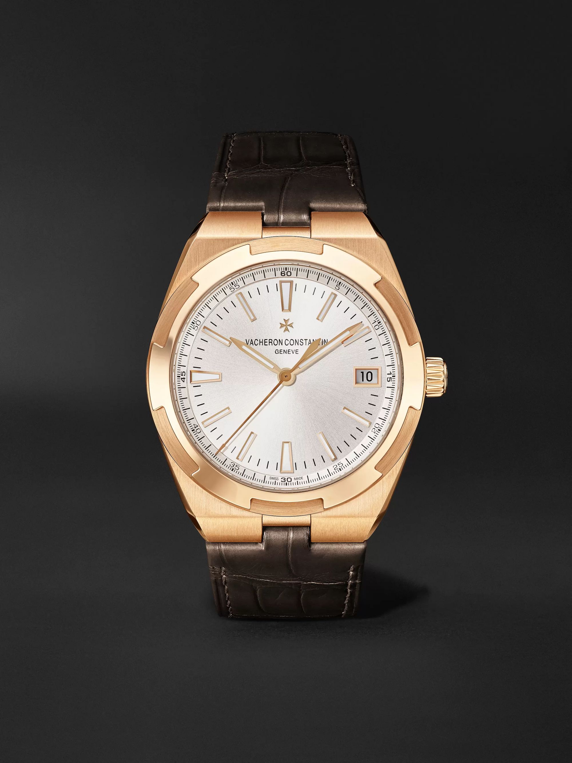 Vacheron Constantin Overseas 4500V Silver Dial, Pink Gold, 41.0 mm ...