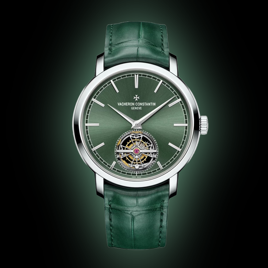 Vacheron Constantin Traditionnelle 6000T Deep Green Dial, Platinum, 41. ...