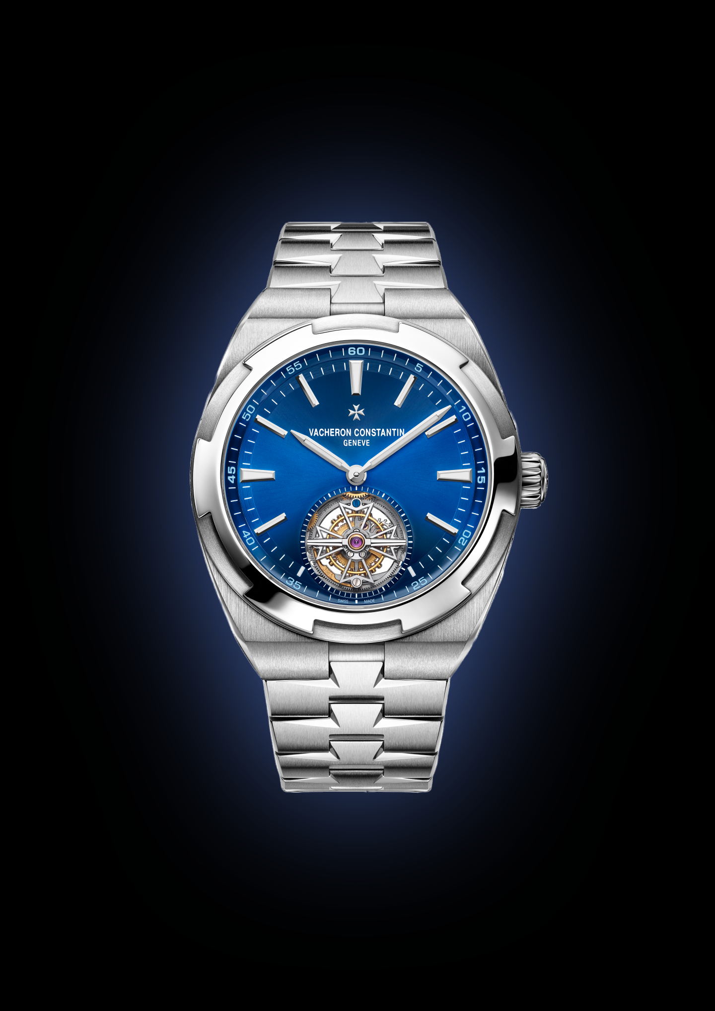 Vacheron Constantin Overseas 6000V Blue Dial, Steel, 42.5 mm, Tourbillon